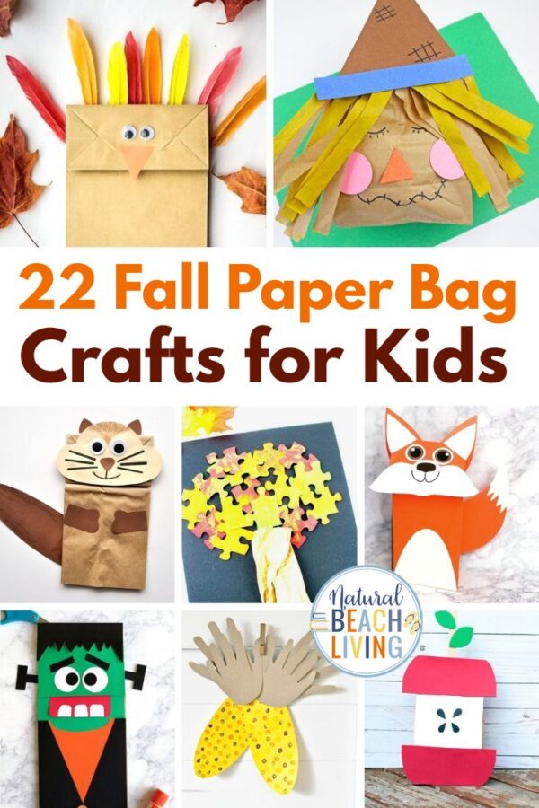 22 Fun Fall Paper Bag Crafts for Kids - Natural Beach Living